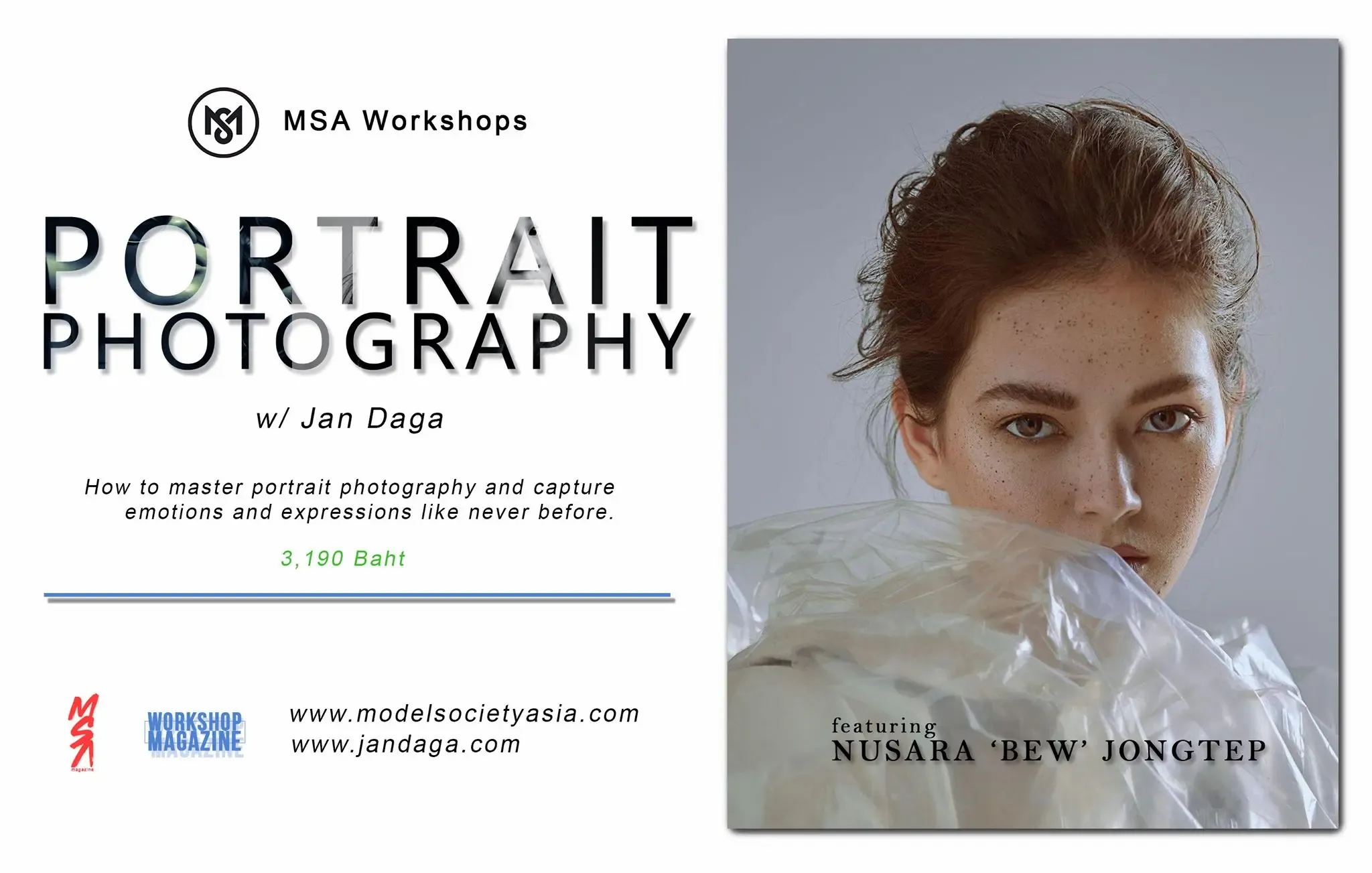 Model Society Asia | MSA Portrait Photography Workshop